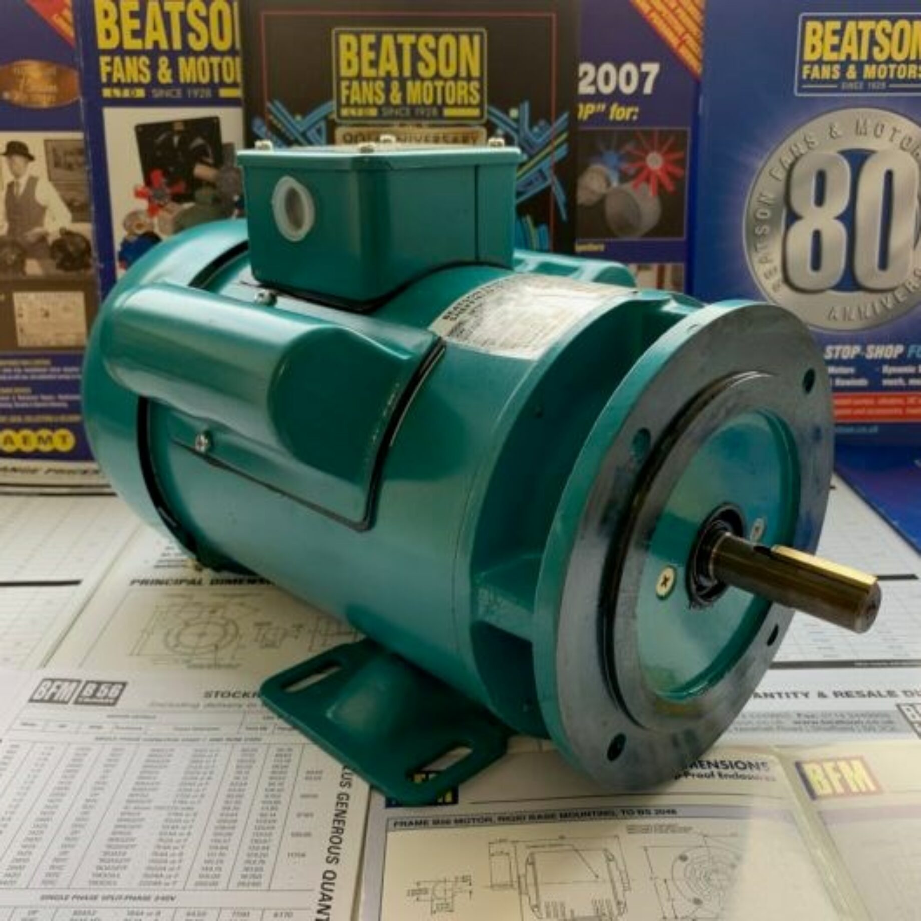 BFM Motors | B56 Single Phase Motors | Beatson Fans & Motors